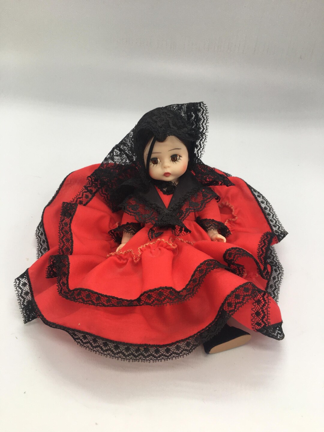 VTG Madame Alexander Spanish Dancer MCM International 8" Doll #595 Eyes ...