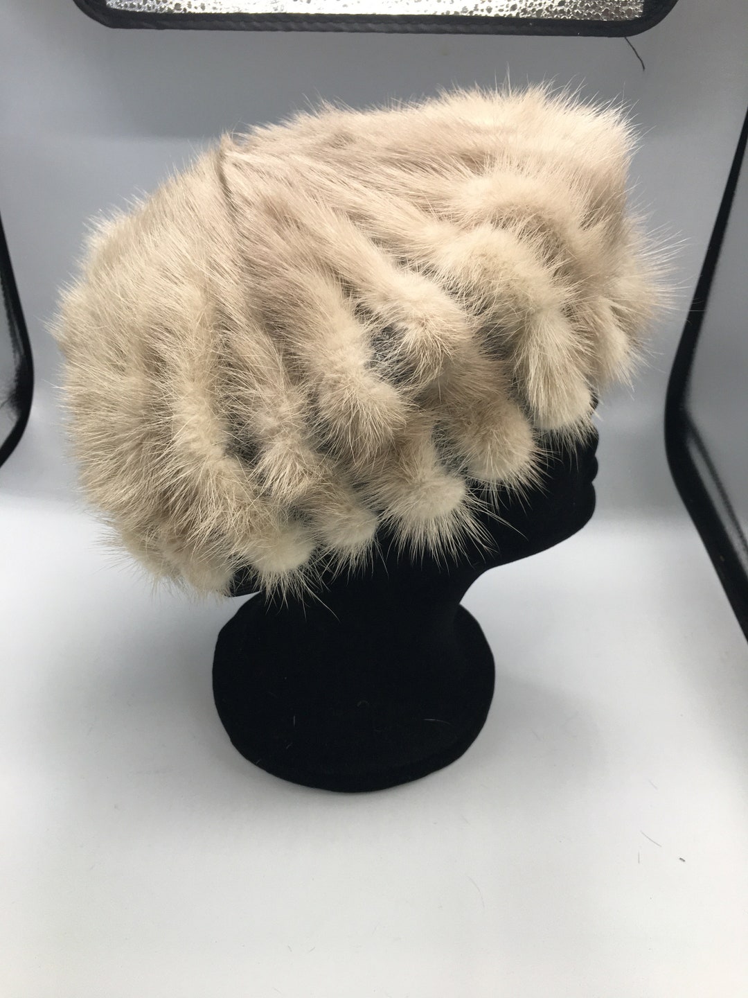 Beautiful Vintage Christine Original NY, Shabby MCM Pillbox-beret Shape ...