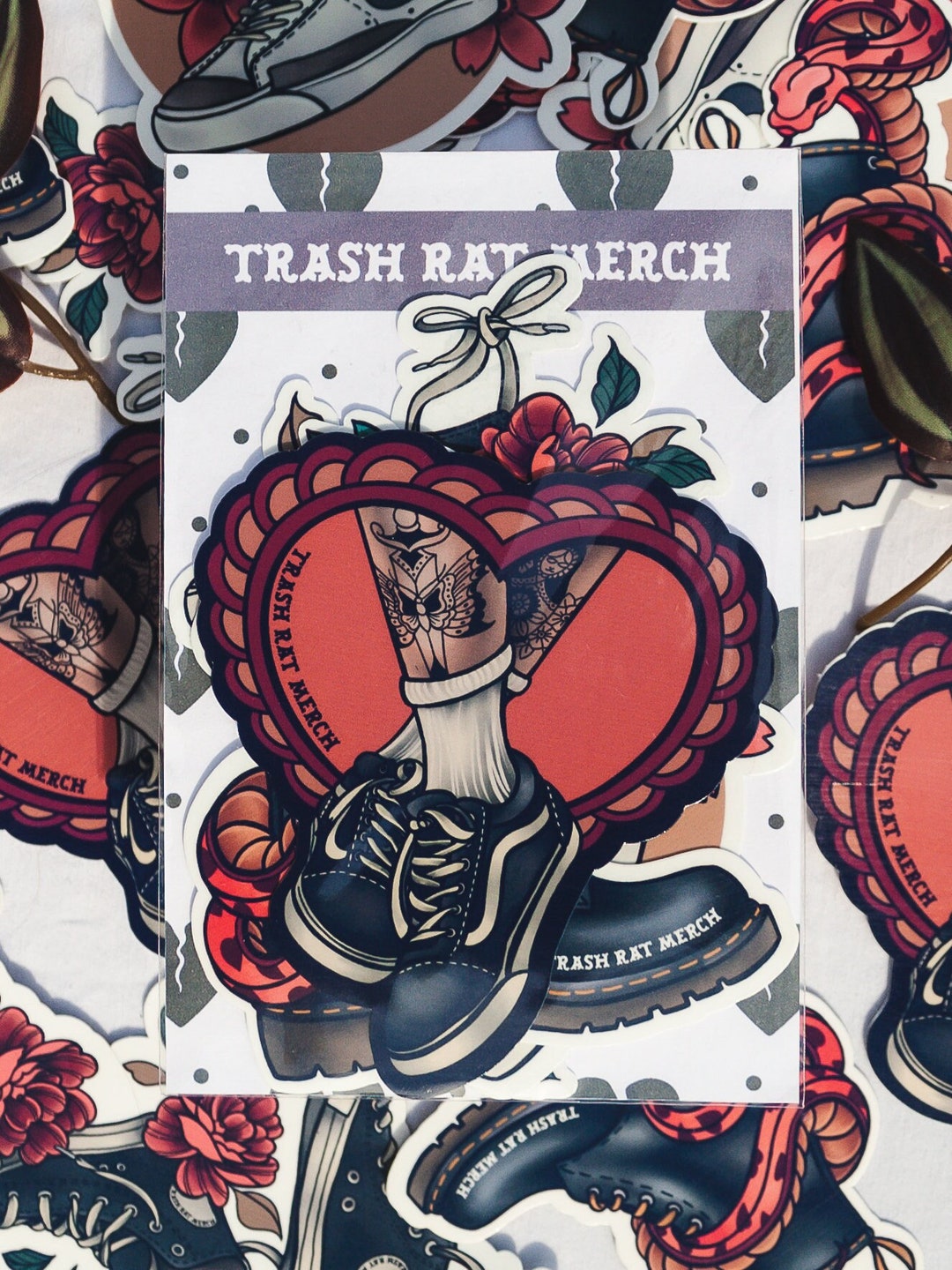 Sneakerhead Tattoo Sticker Pack (4 Stickers) - Etsy