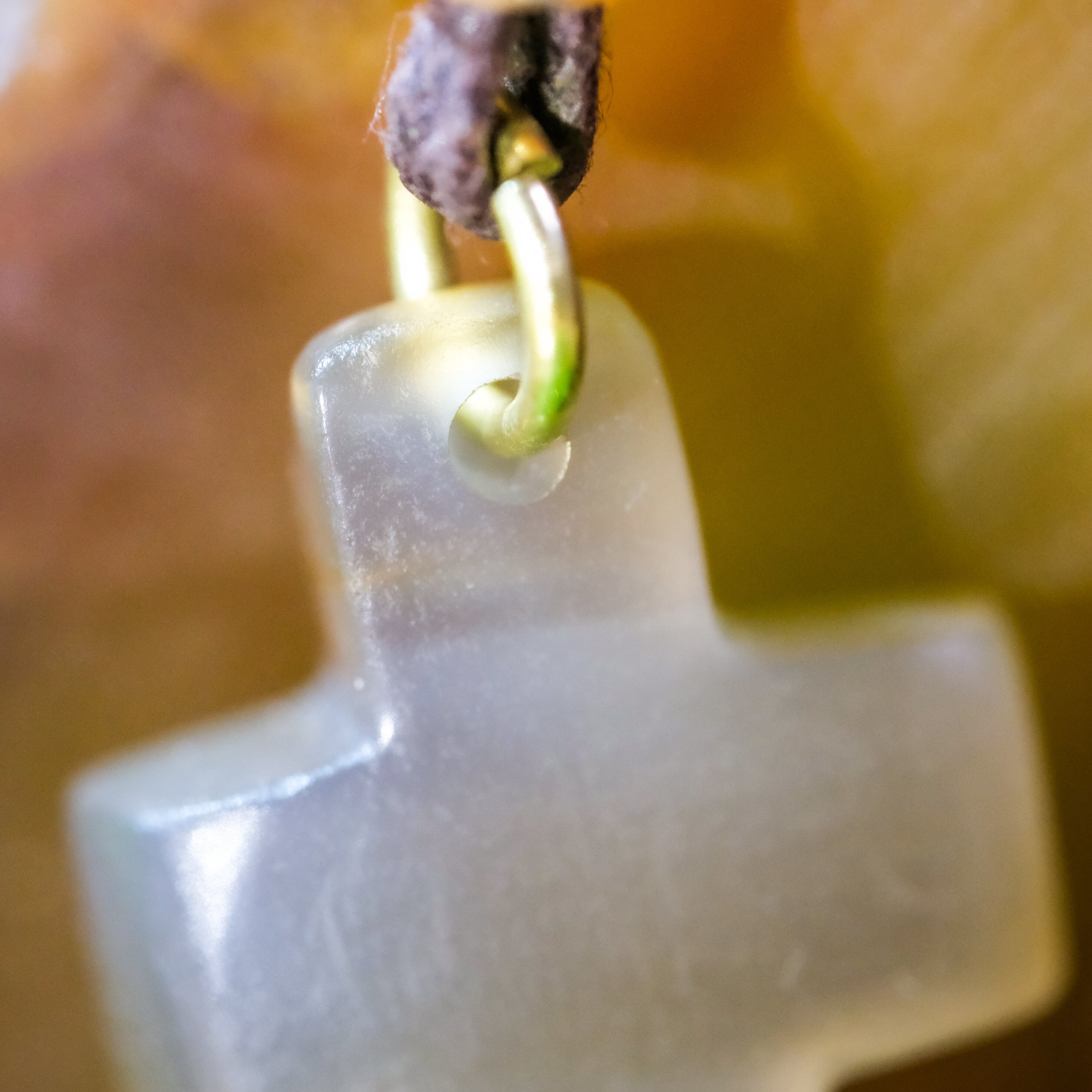 Exquisite Translucent Natural Chalcedony Hand-carved Cross Pendant ...