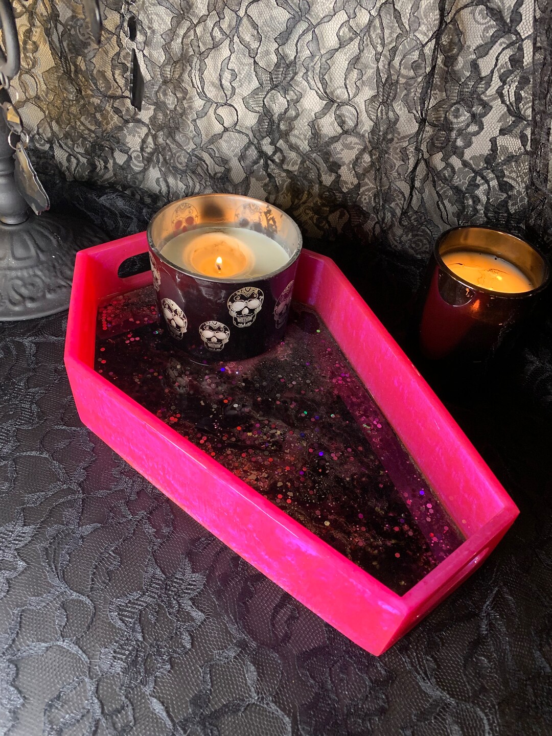 Hot Pink Coffin Tray - Etsy