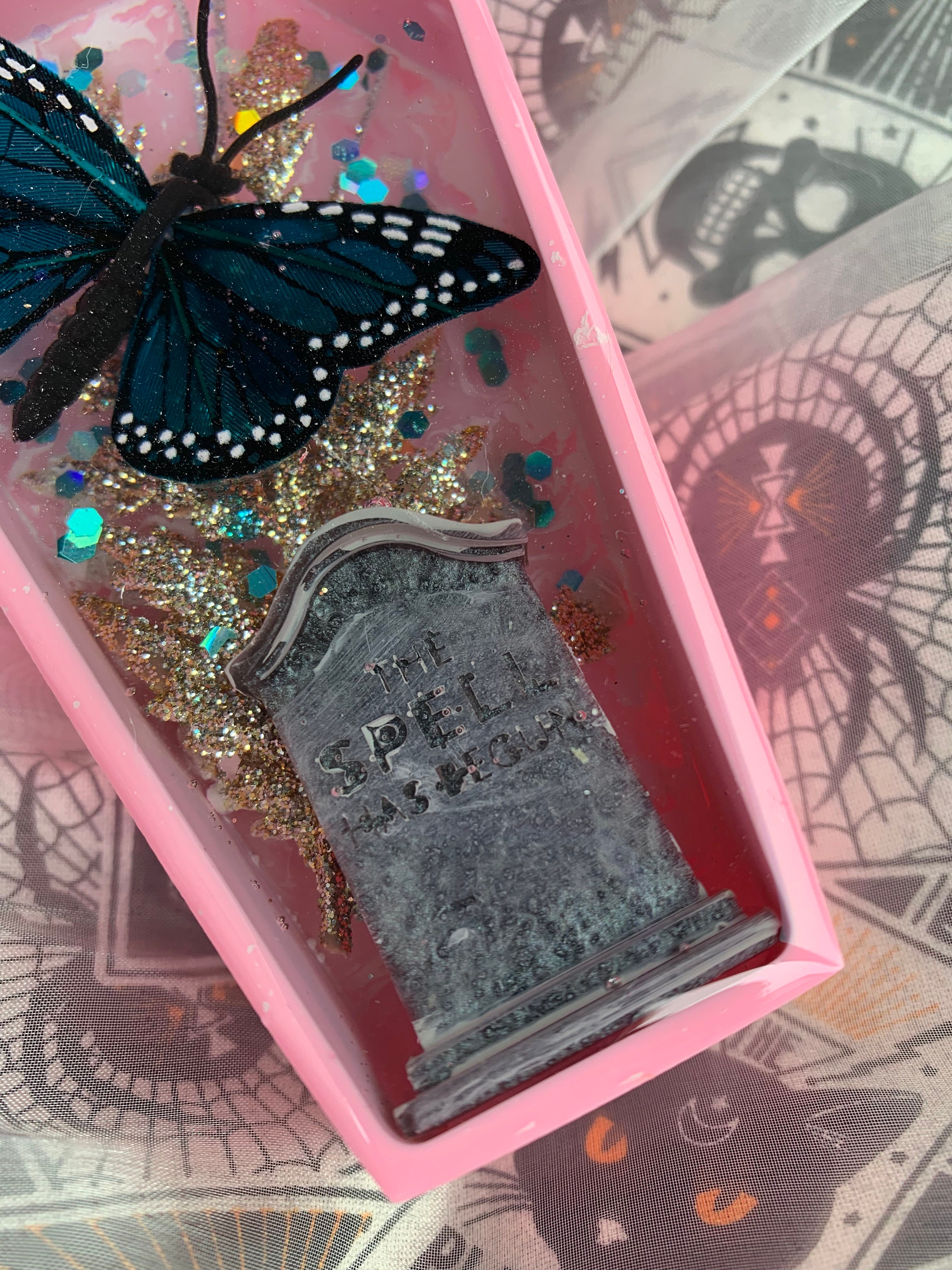 Butterfly Coffin Diorama - Etsy