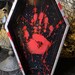 Coffin Tray With Blood Splatter Print - Etsy