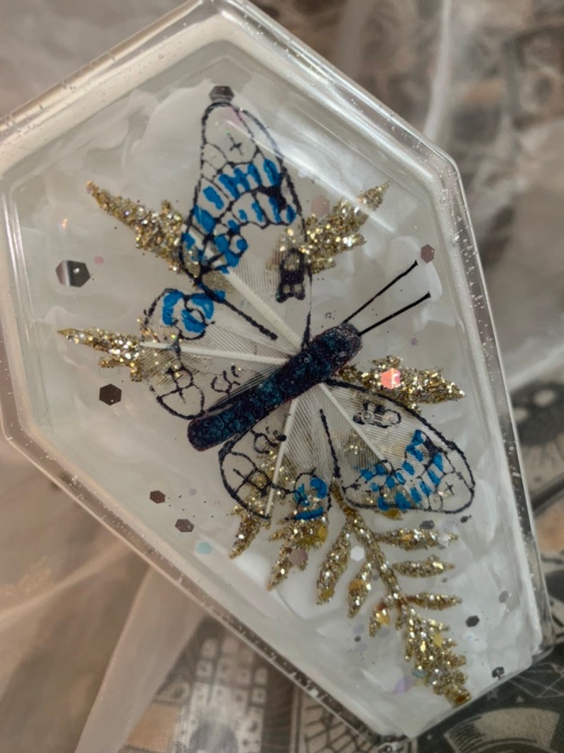 Butterfly Coffin Box - Etsy