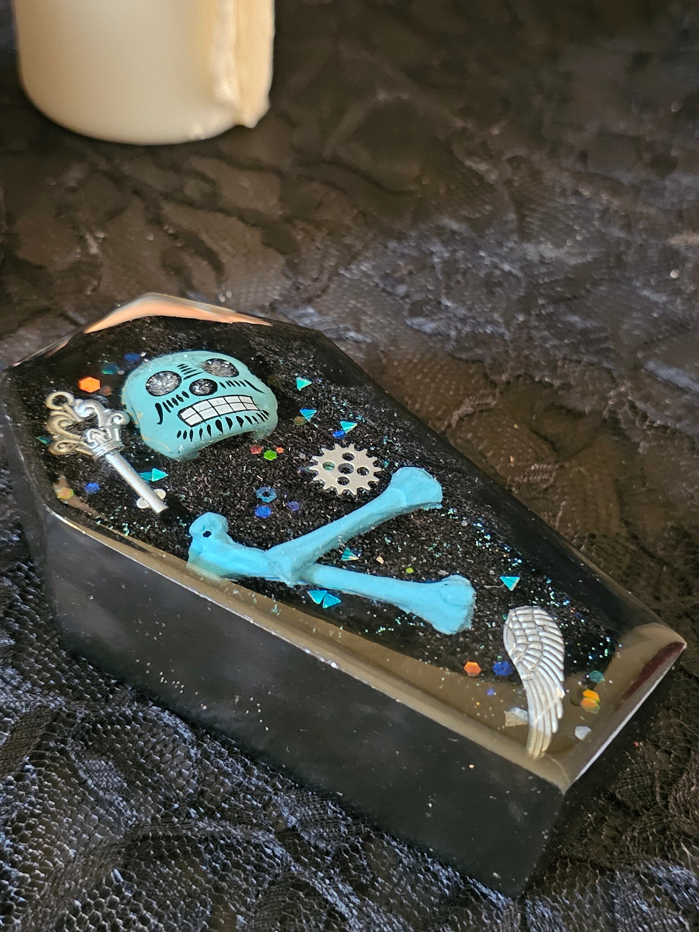 Skeleton Bones Coffin Diorama - Etsy