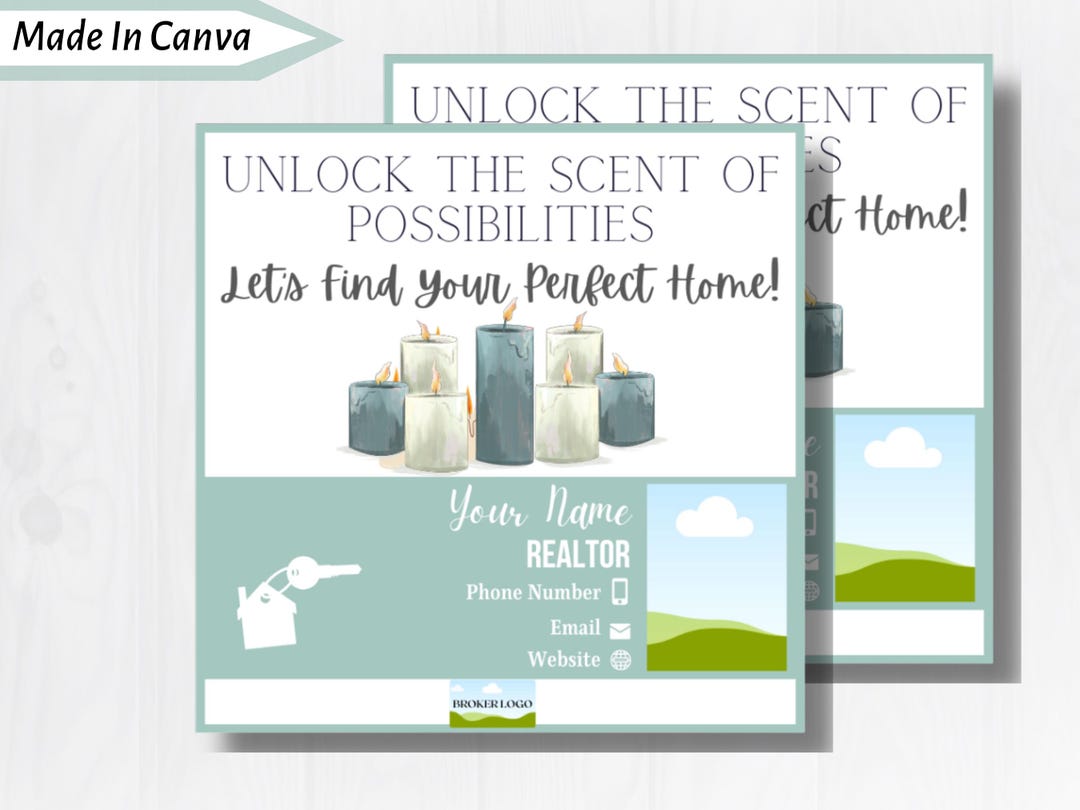 Realtor Pop by Tag | Printable Canva Template (4x4in) - Etsy