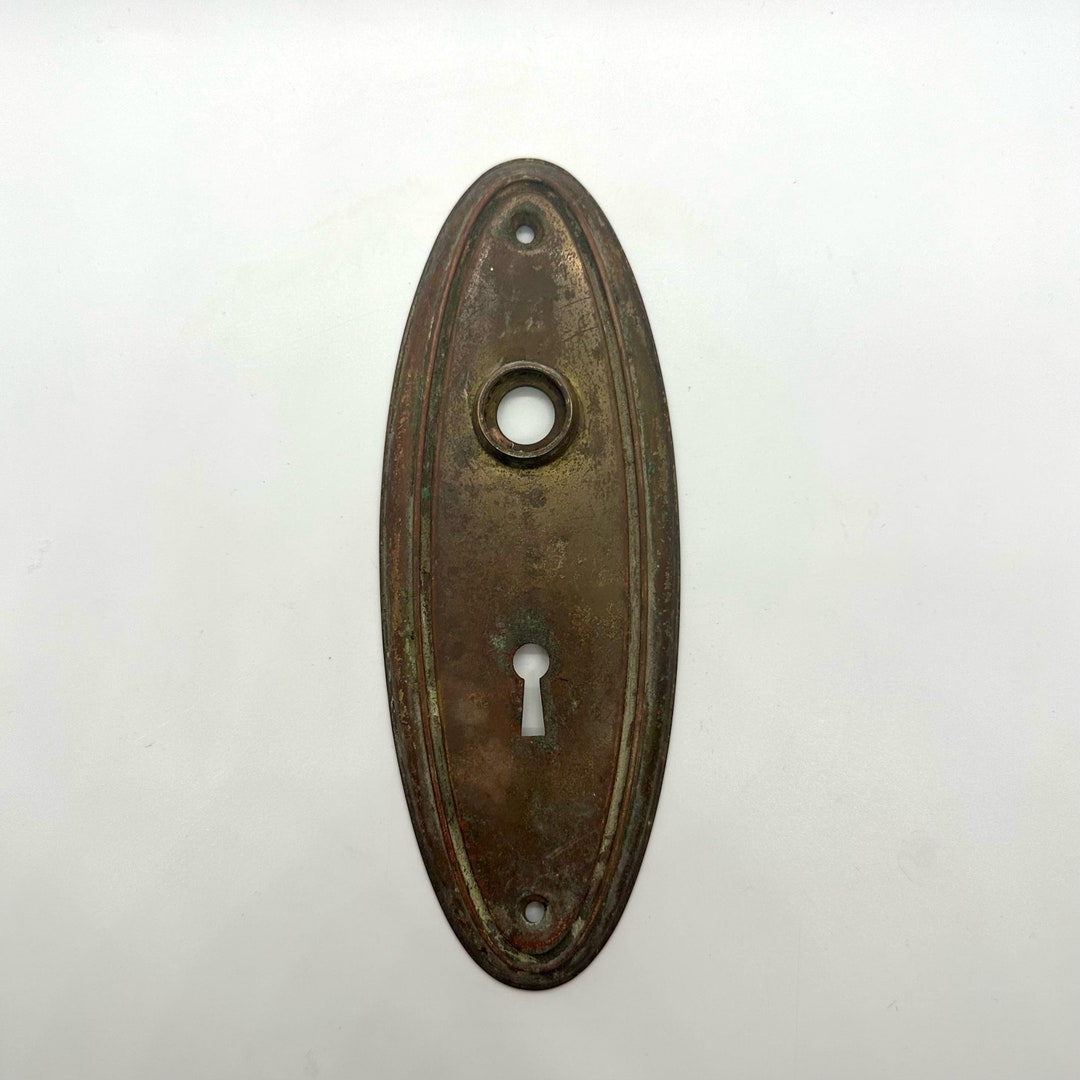 Vintage Escutcheon Door Plate - Etsy