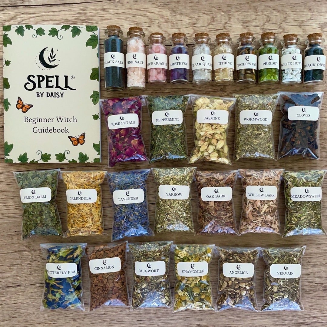 DELUXE WITCH APOTHECARY Kit Beginner Witch Kit Herb Set - Etsy