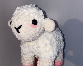 Pink Sheep Plushie - Etsy
