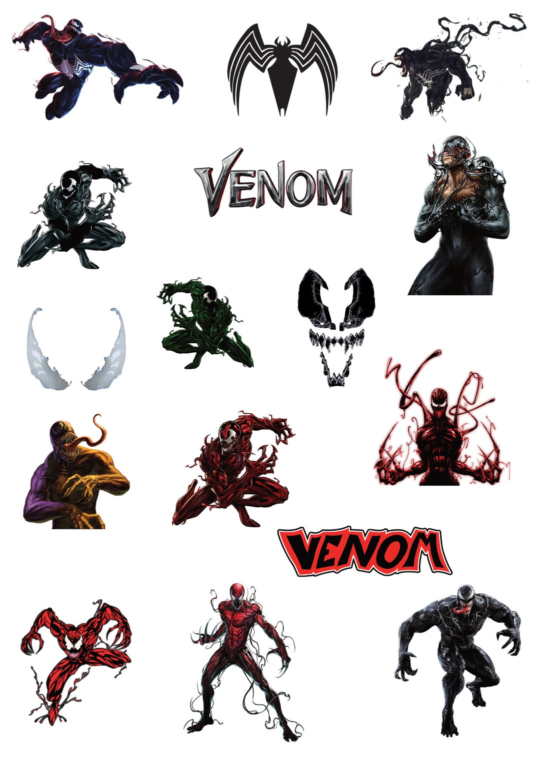 16 Pieces VENOM Png - Etsy