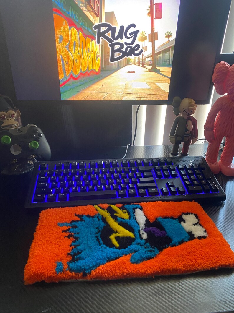 Bart Simpson Keyboard Rug - Etsy