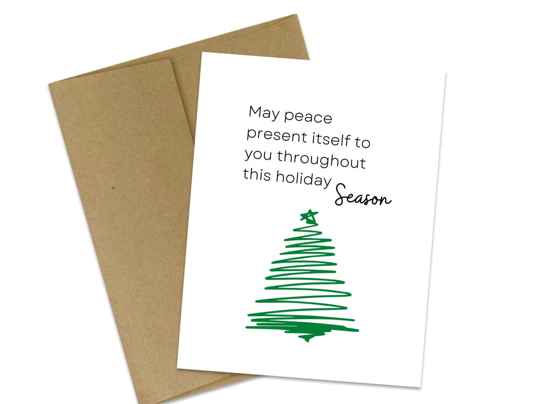 Holiday Sympathy Card: Compassion & Grief Card - Etsy