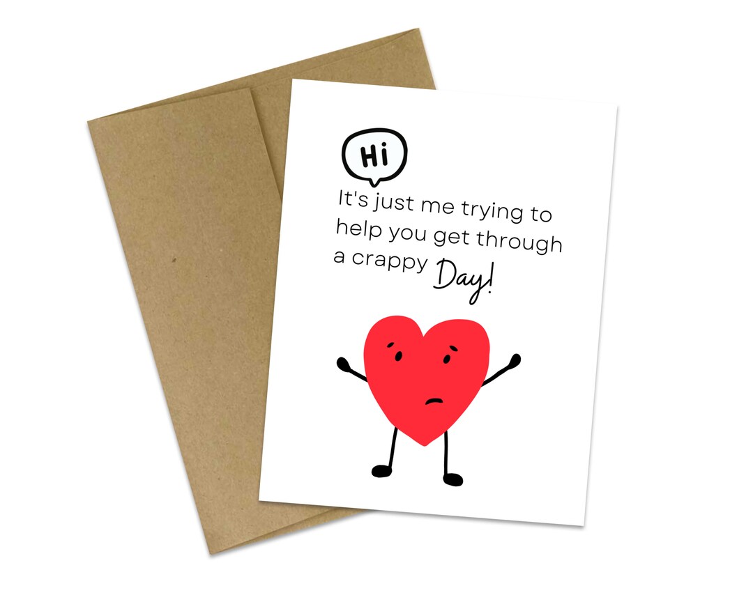Crappy Day Card | Grief Card | Empathy Card | Greeting Card ...
