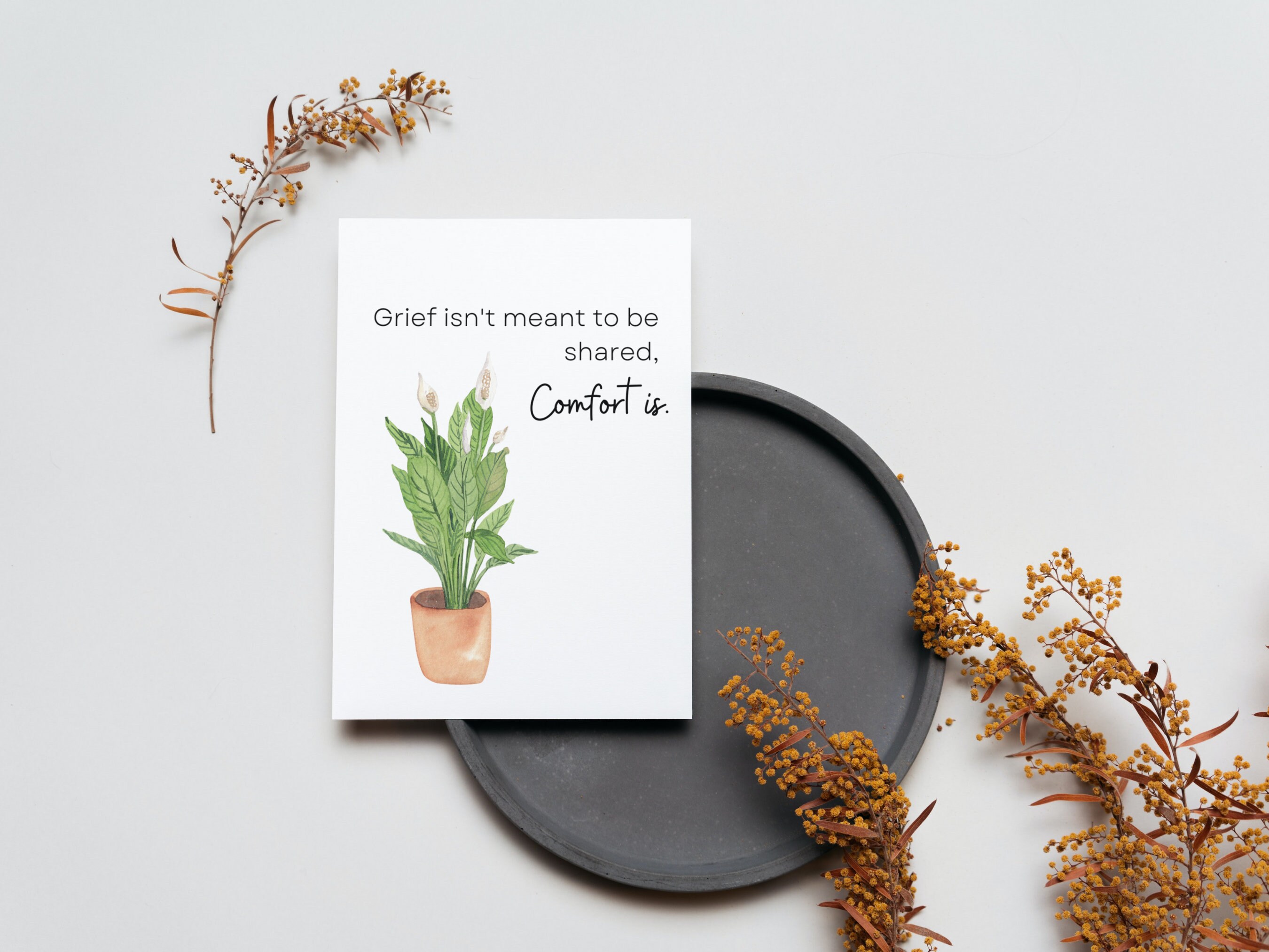 Comfort Card: Empathy & Sympathy Greeting Card - Etsy