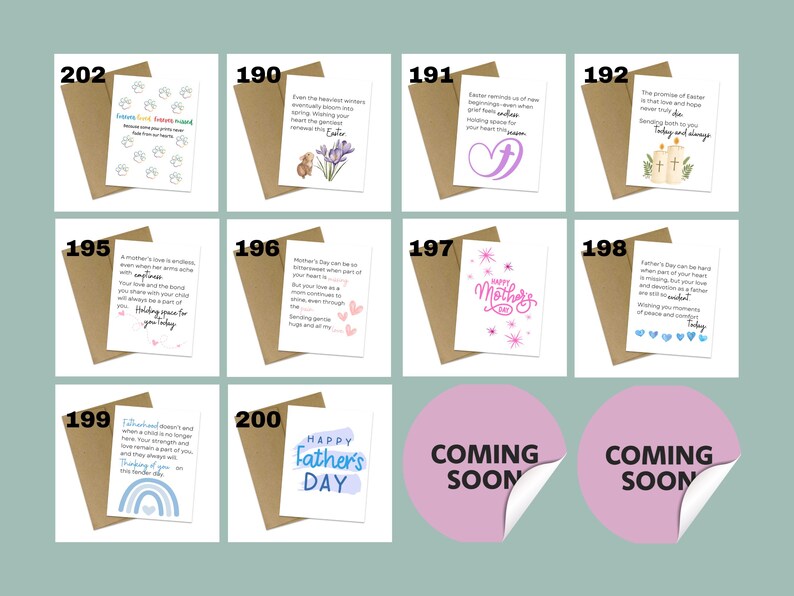 Child Loss | Grieving Dad | Father's Day Card | Remembering Your Child ...