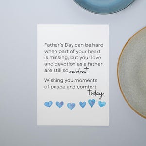Bereaved Dad Father's Day Card: Child Loss Remembrance - Etsy