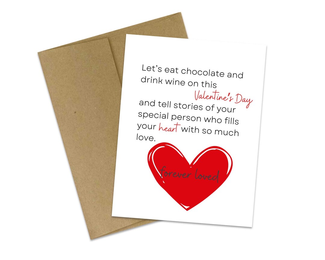 Valentine's Day Card for the Grieving Heart | Empathy | Friendship ...