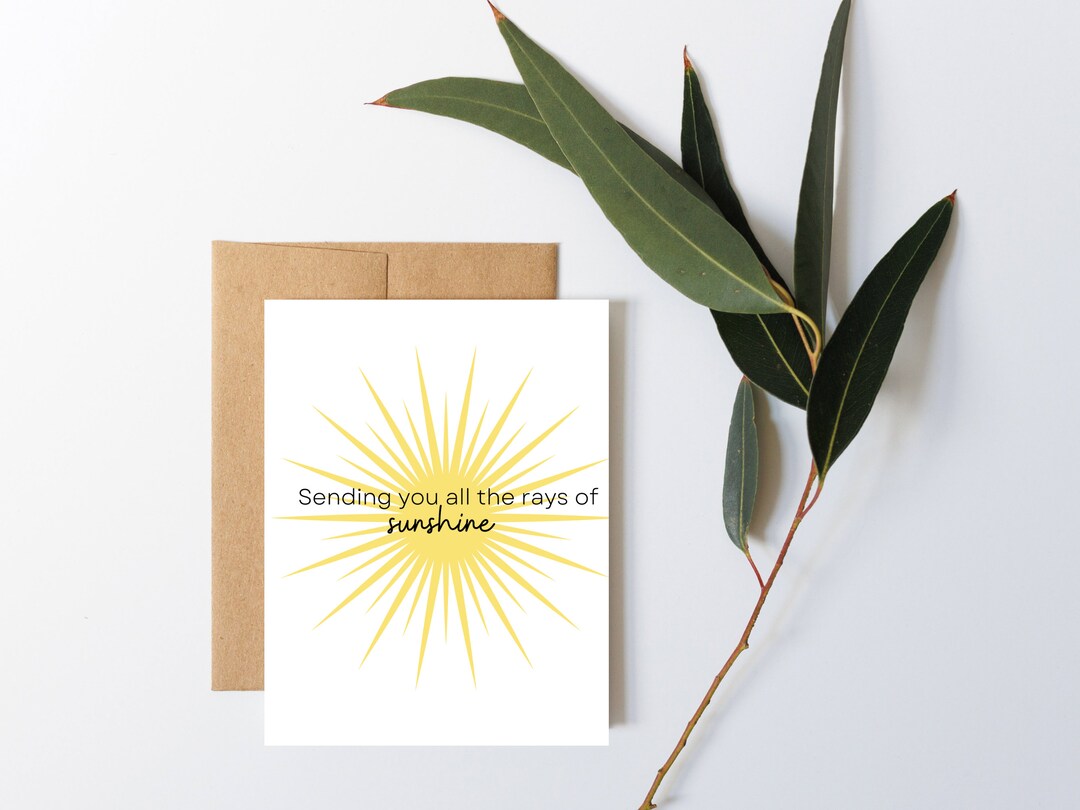 Positive Vibes Card | Empathy Card | Comfort Card | Grief Card ...