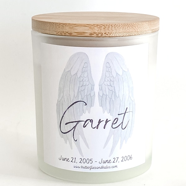 Memorial Candle - Etsy