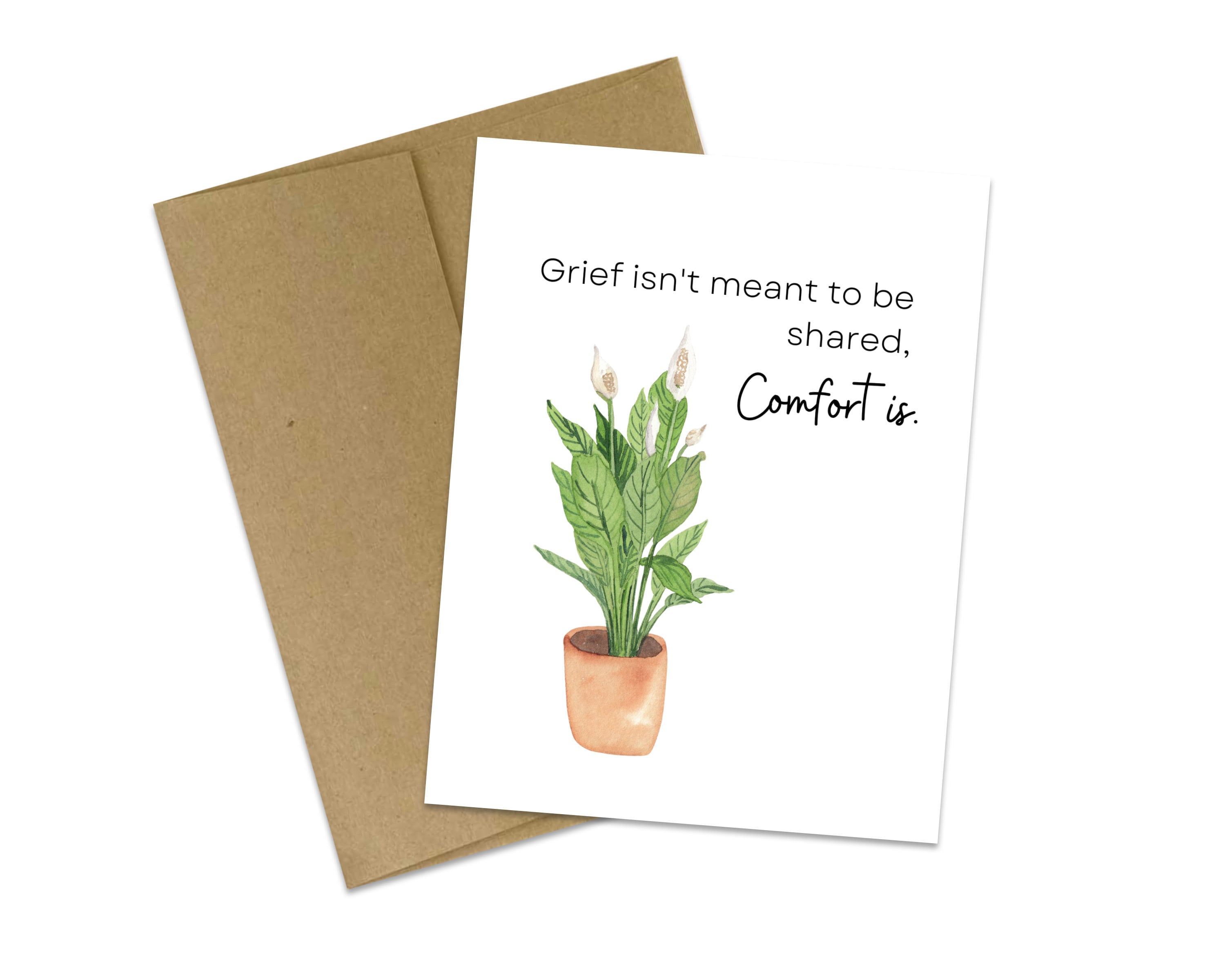 Comfort Card: Empathy & Sympathy Greeting Card - Etsy