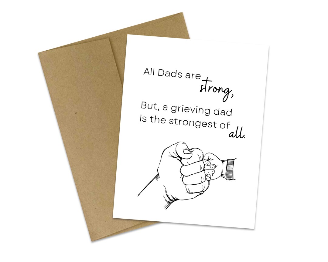 Child Loss Father's Day Card: Bereaved Dad Sympathy - Etsy