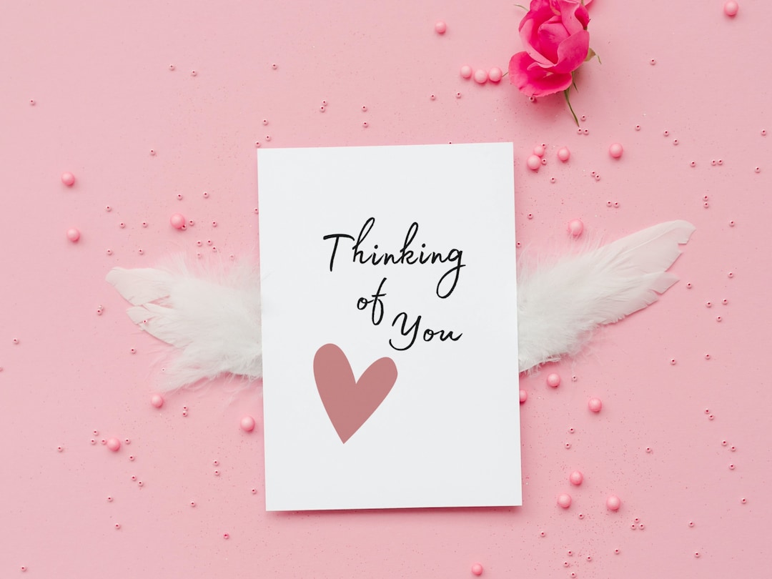Thinking of You Card | Empathy Card | Comfort Card | Valentine's Day ...