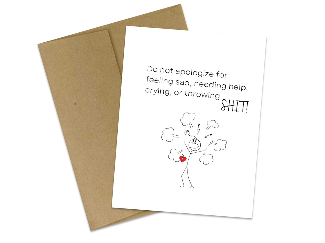 Funny Sympathy Card: Tough Times, Friendship Card - Etsy