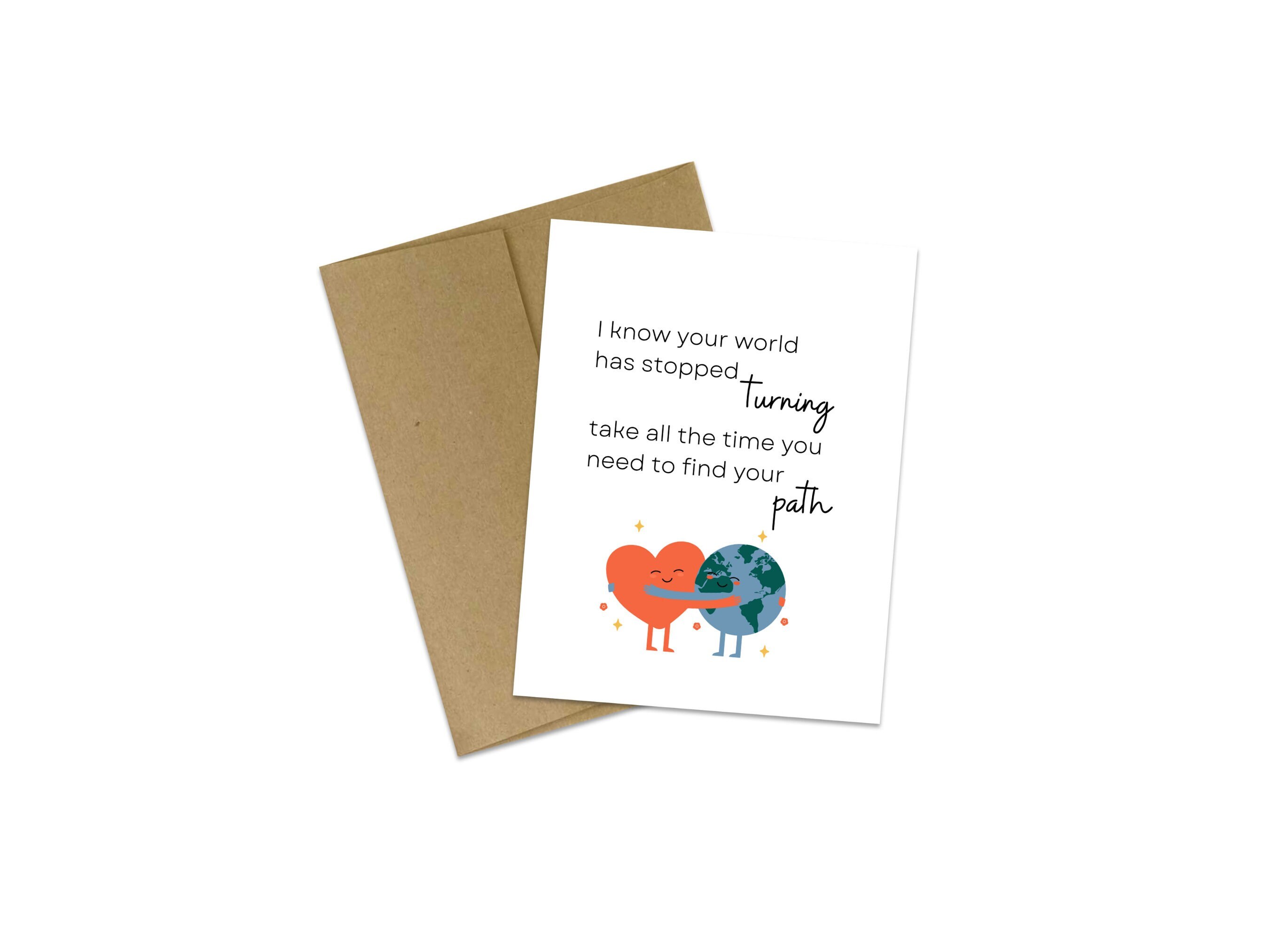 Comfort Card Grief Card Empathy Card Sympathy Card Sending You Love and ...