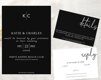 3x5 Invite Card - Etsy