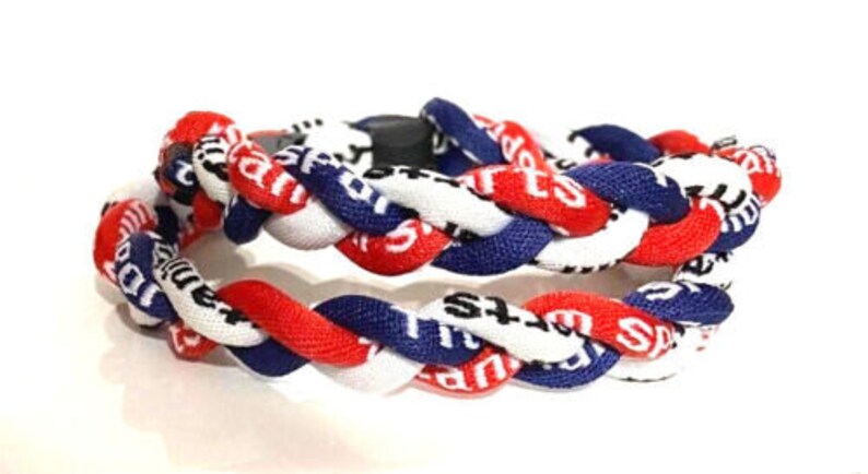 Baseball Softball 3 Rope Tornado Twist Nylon Braided Necklace - Etsy