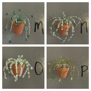 Handmade Beaded Plants, Magnetic Plants - Etsy