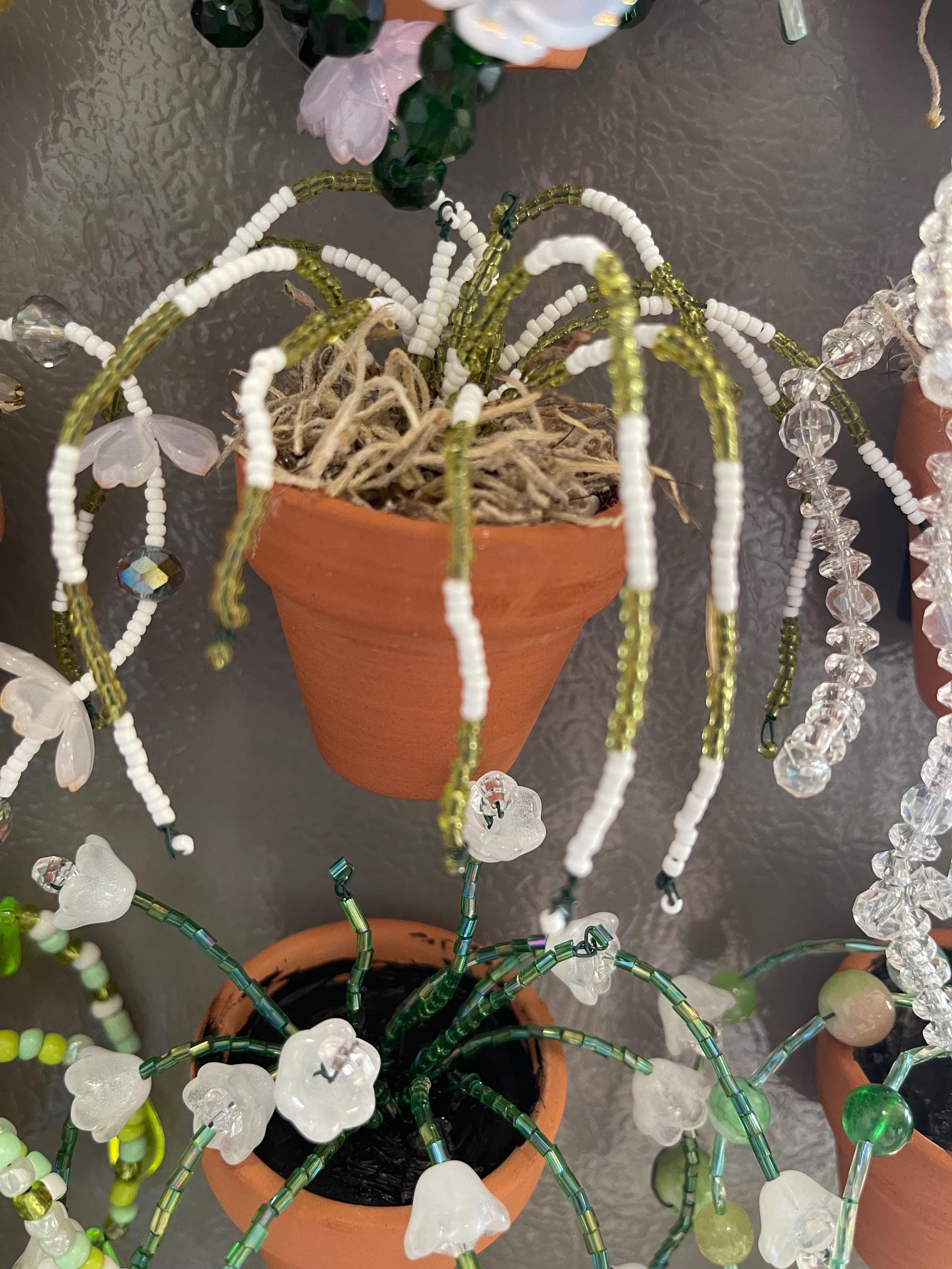 Handmade Beaded Plants, Magnetic Plants - Etsy