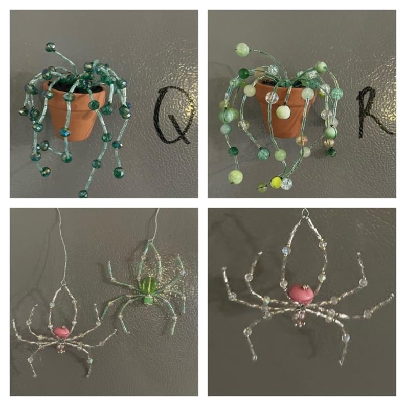 Handmade Beaded Plants, Magnetic Plants - Etsy