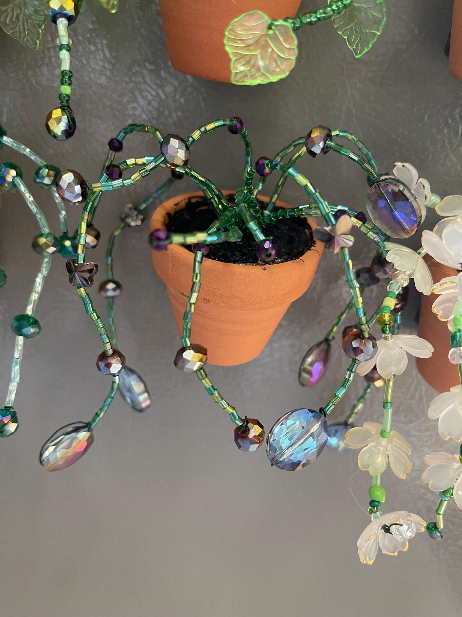 Handmade Beaded Plants, Magnetic Plants - Etsy