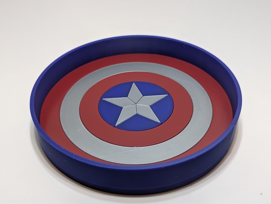 Dice Tray - Captain America's Shield, D&D, Tabletop Gaming, Marvel ...