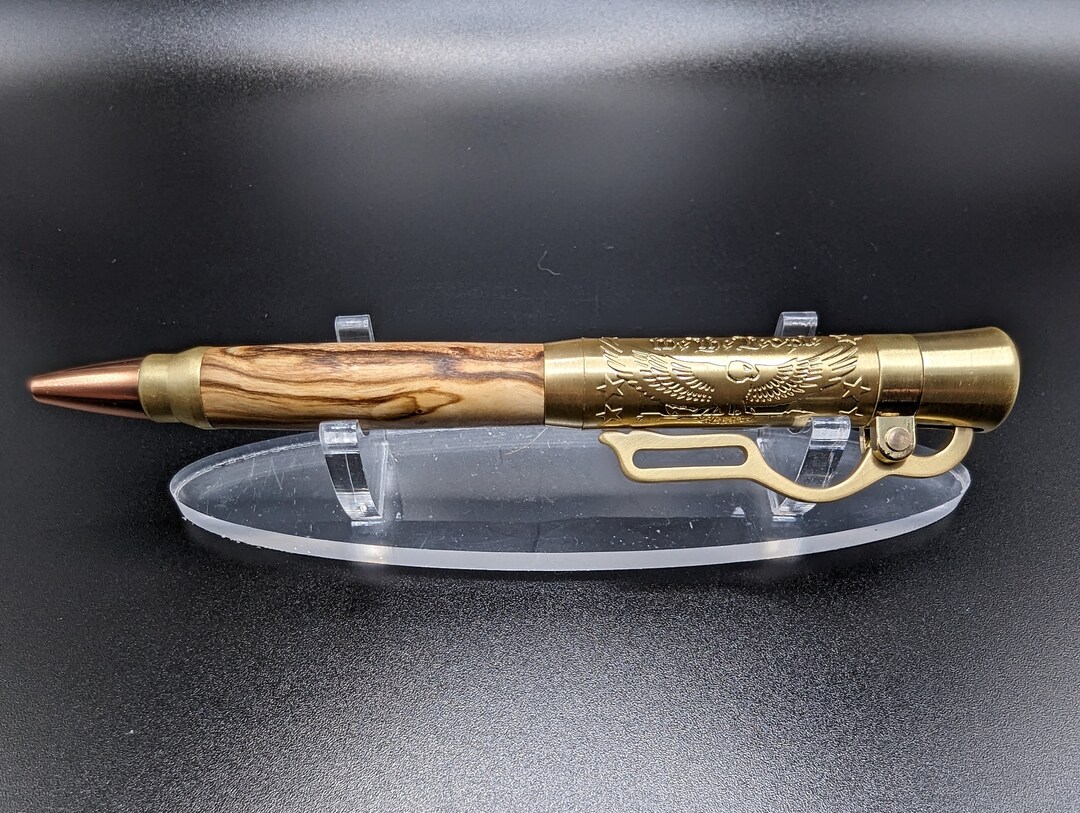 Lever Action Ballpoint Pen We the People Handmade - Etsy