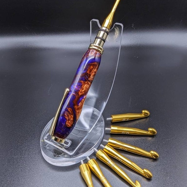 Resin Crochet Hook Set - Etsy