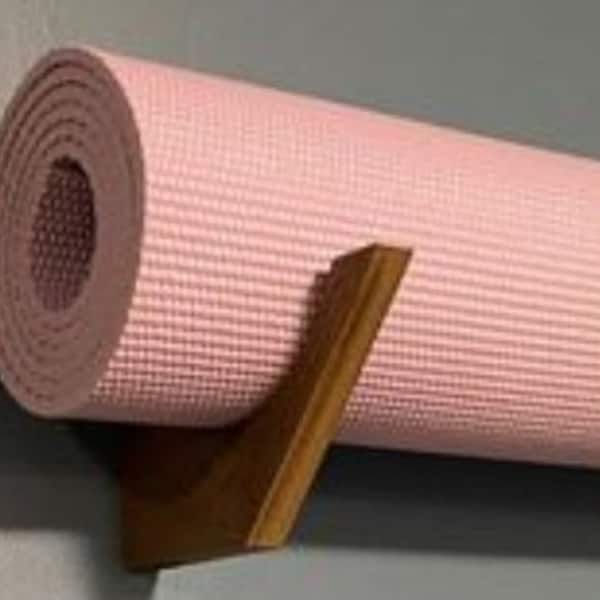 Yoga Mat Wall Holder - Etsy