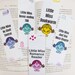 LITTLE MISS Bookmarks Multiple VARIETIES Bookmarks - Etsy