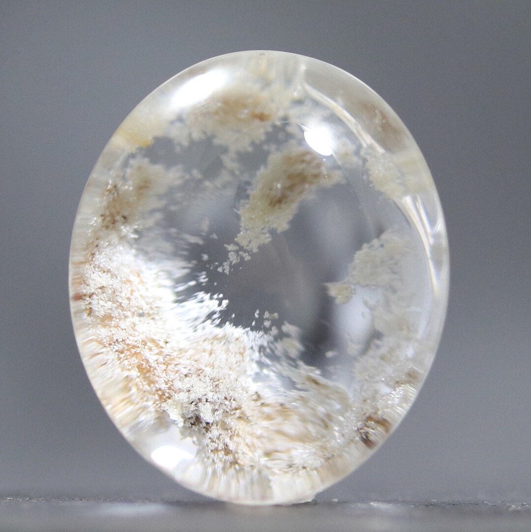 Garden Quartz Cabochon Lodolite Stone Natural Healing Crystals - Etsy