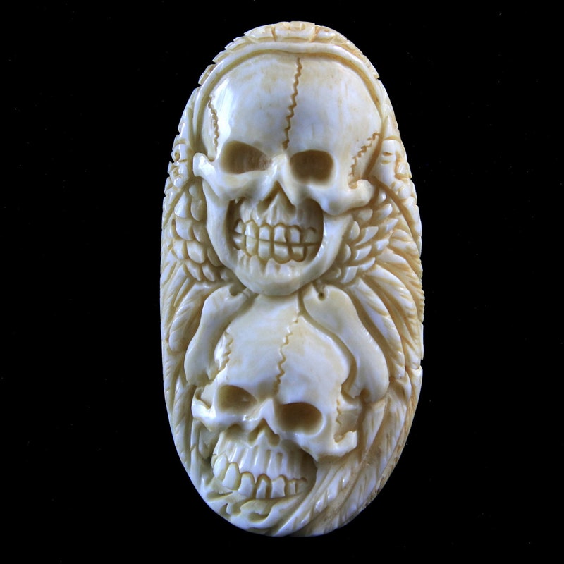 Hand Carved Bone - Etsy