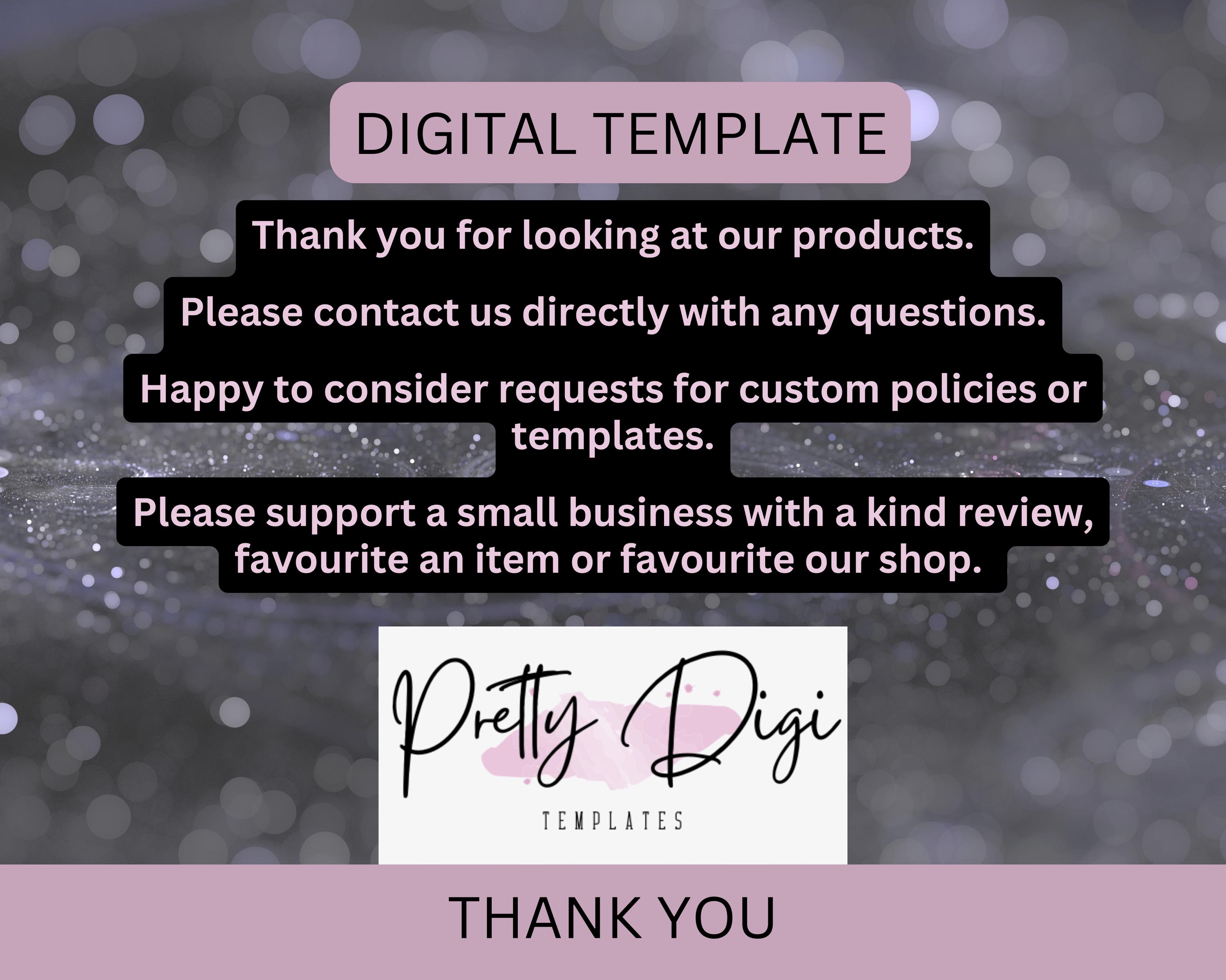 Beauty Salon Risk Assessment Template: Editable Word Document (digital ...