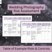 Wedding Photographer Risk Assessment Template (word Document ...