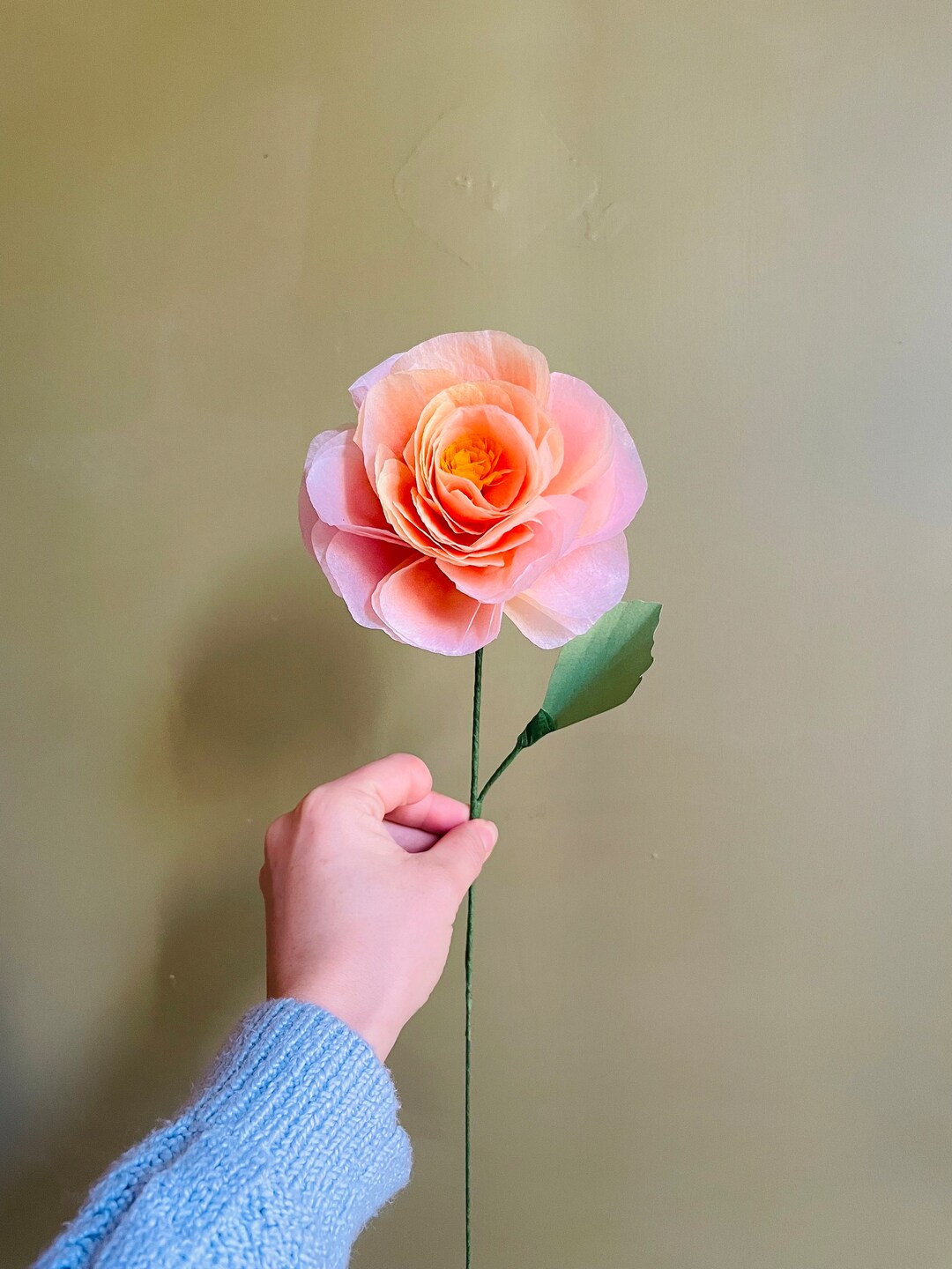 Tissue Paper Ranunculus Mother's Day Present Fake Flower Shower Gift ...