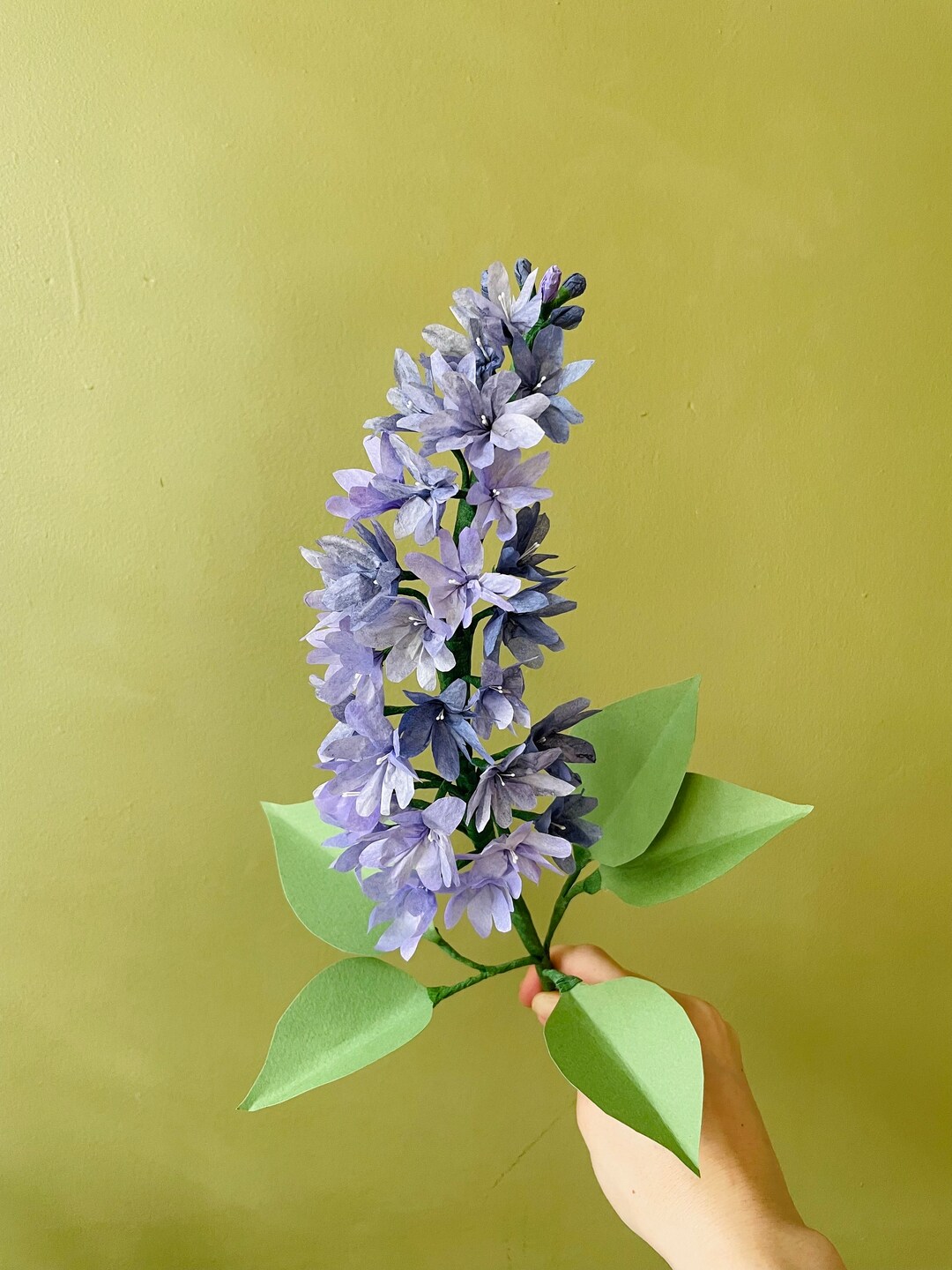 Tissue Paper Lilac Branch Mother's Day Present Fake Flower Shower Gift ...