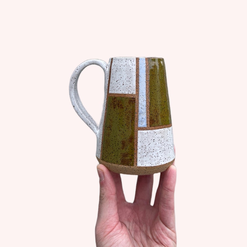 Geometric Mug - Etsy