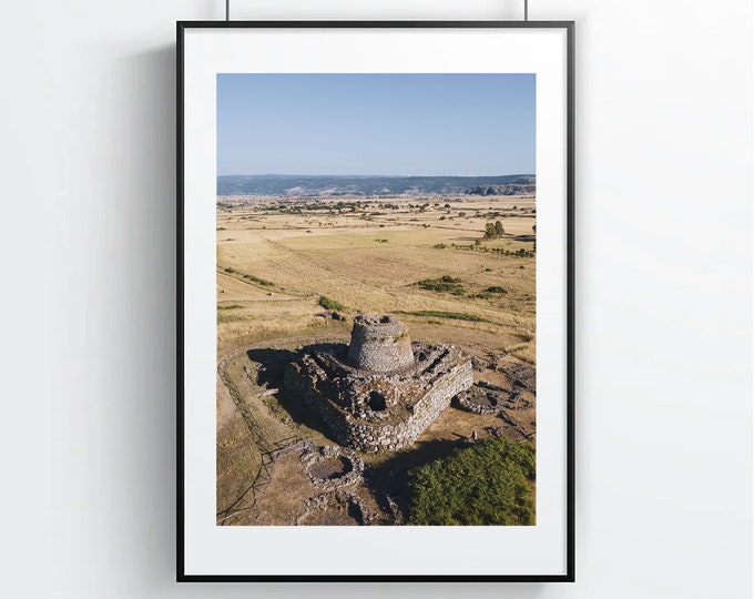 Print Nuraghe Santu Antine | Wall Art Sea Sardinia | Posters Italy ...