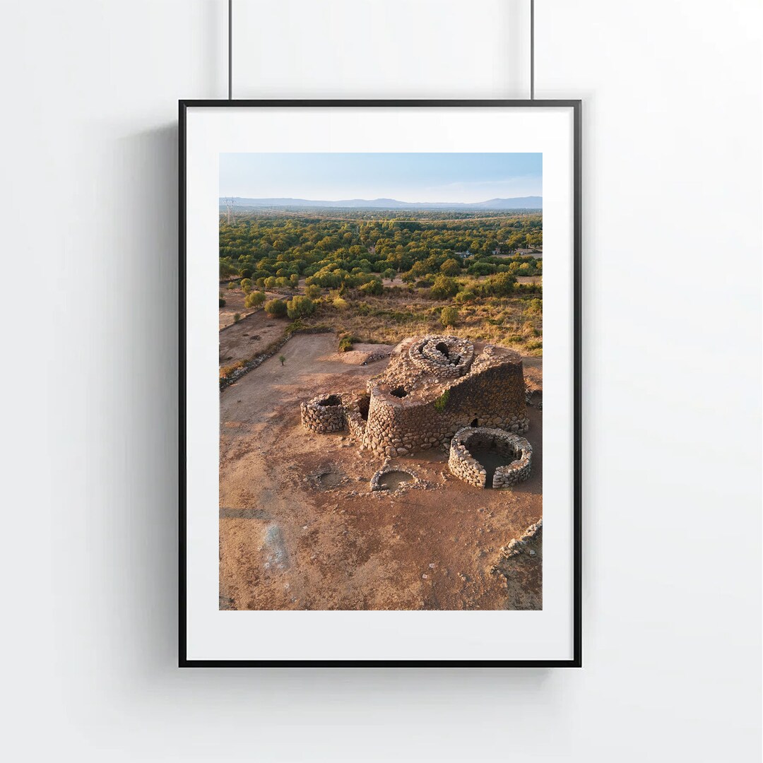 Print Nuraghe Losa Wall Art Sea Sardinia Posters Italy Photo Printable ...