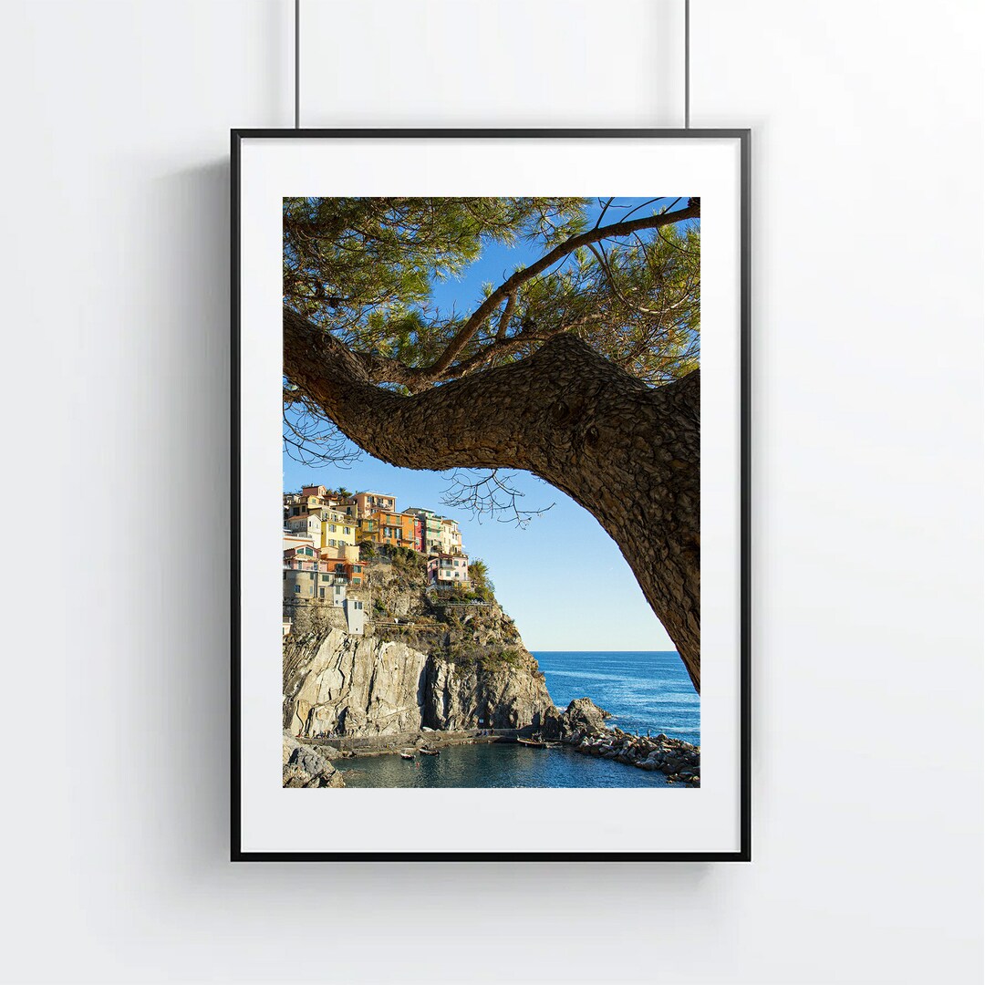 Poster Manarola Wall Art Sea Liguria Cinque Terre Printable ...