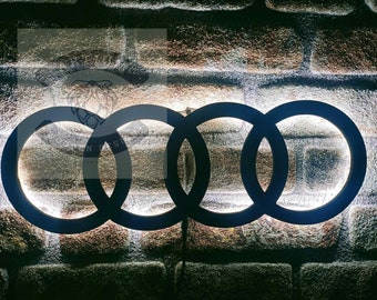 Audi Logo Led Sign - Etsy